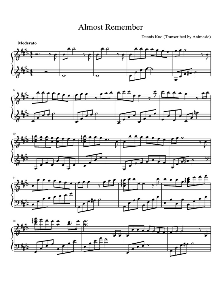 Almost Remember | PDF