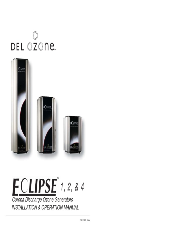 Ozone Eclipse-2 Manual | PDF | Ozone | Pipe (Fluid Conveyance)
