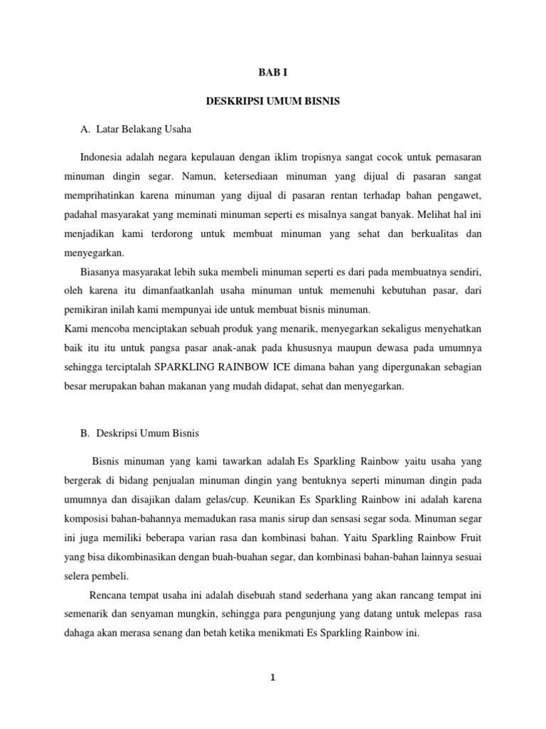 Proposal Kwu Kel 1 | PDF