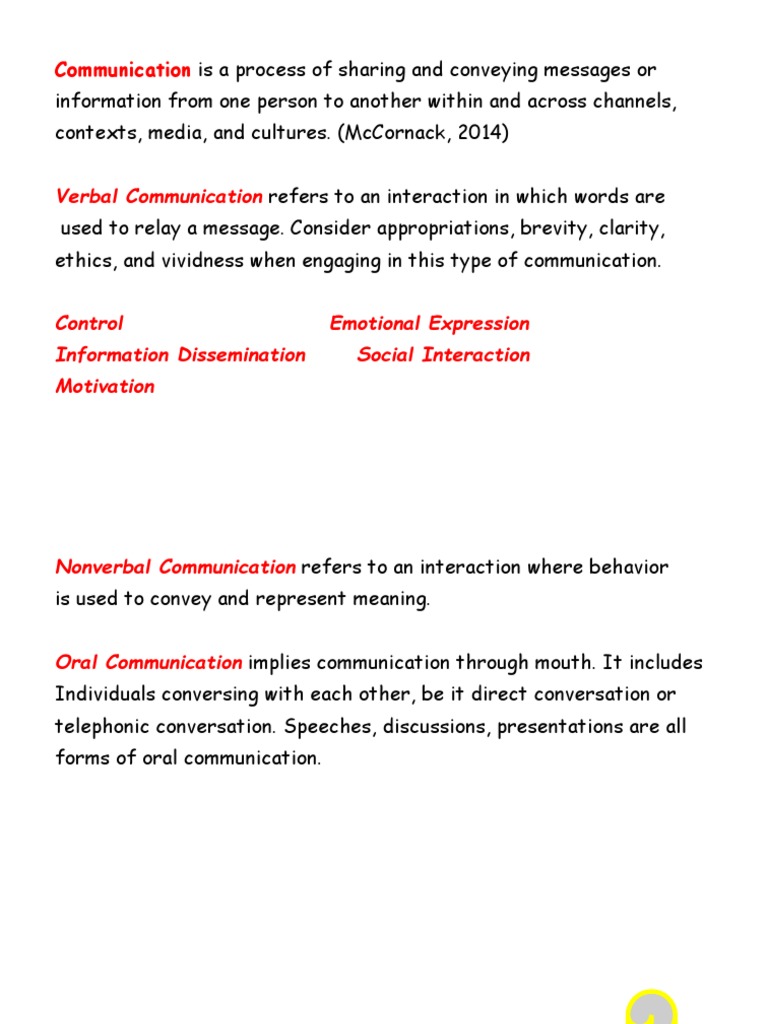 Verbal Communication | PDF | Career & Growth | Self-Improvement