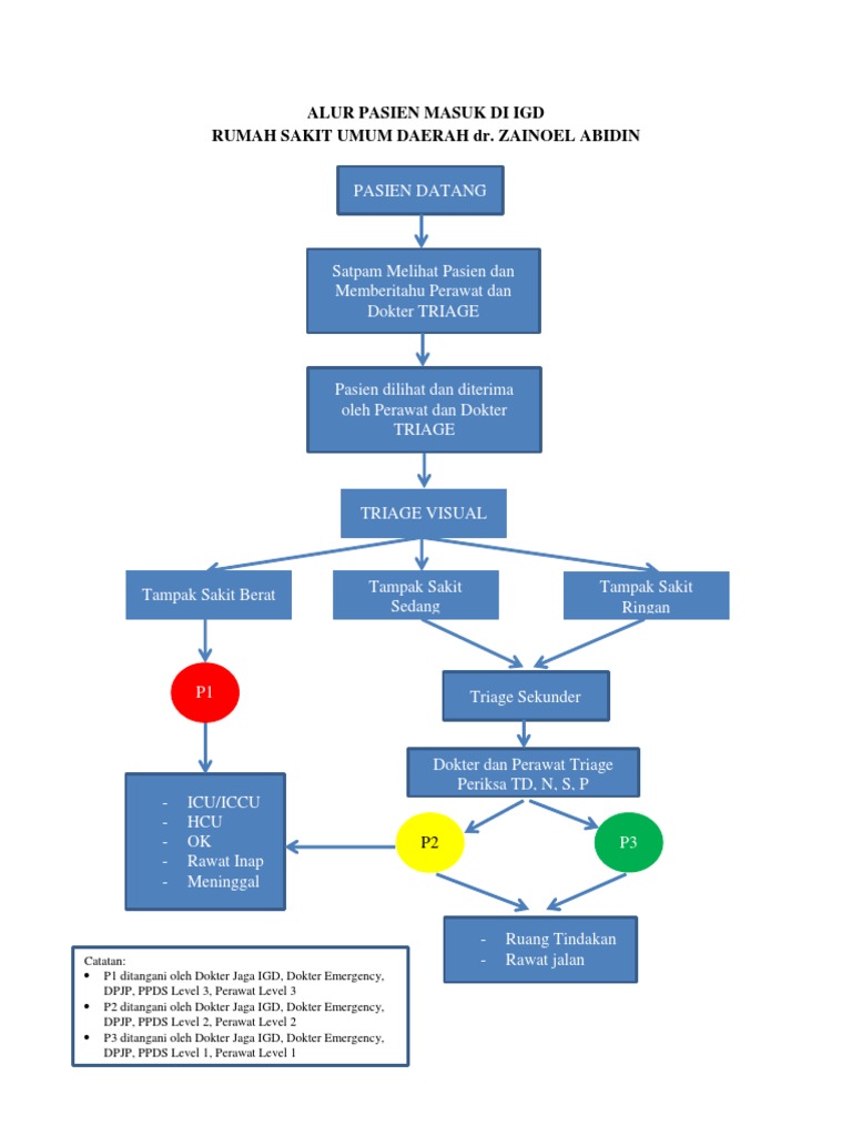 Alur Pasien Masuk Di Igd Pdf