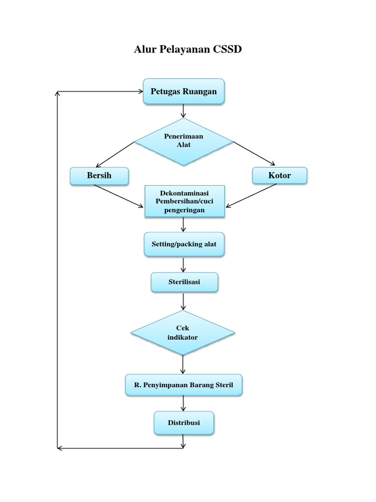 Alur Pelayanan CSSD | PDF