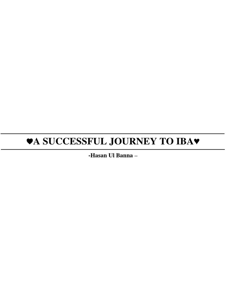 IBA MBA Admission Test Complete Guidelines With Bok Referenc | PDF ...