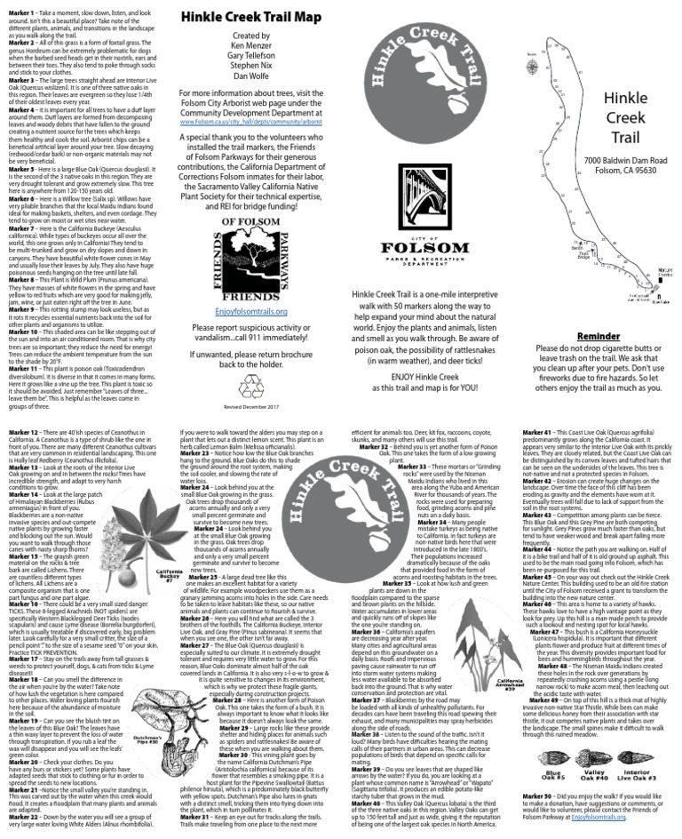 Hinkle Creek 2017 Web PDF | PDF | Acorn | Trees