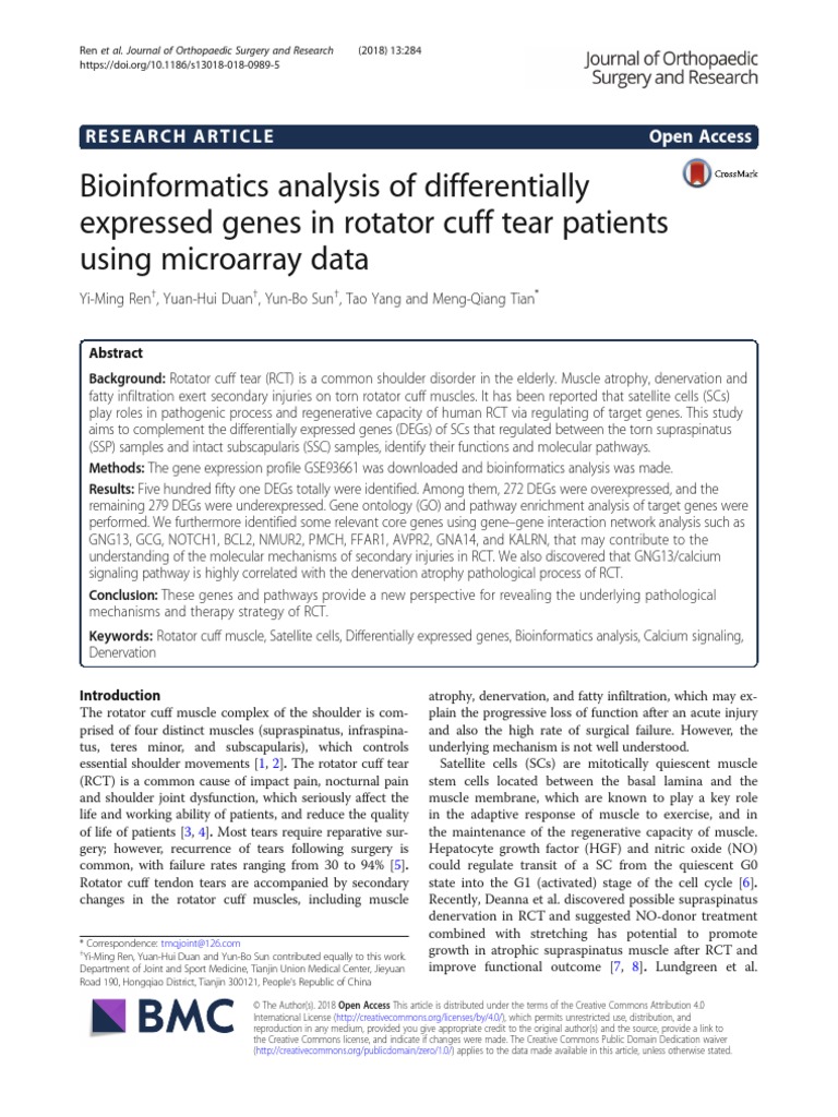 Paper Bioinformatics | PDF | Signal Transduction | Skeletal Muscle