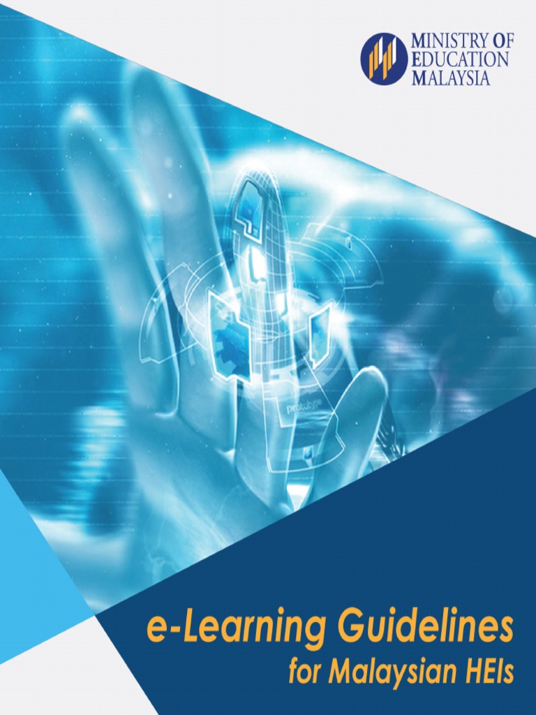 E-Learning Guidelines For Malaysian HEIs | PDF | Educational Technology | Governance