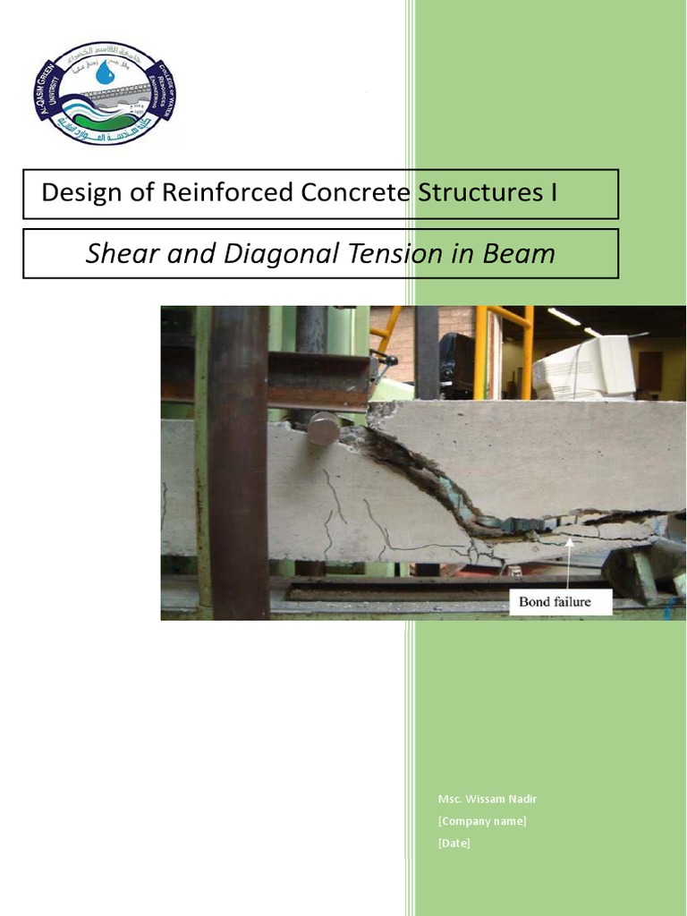 Shear and Diagonal Tension in Beam | PDF | Bending | Beam (Structure)