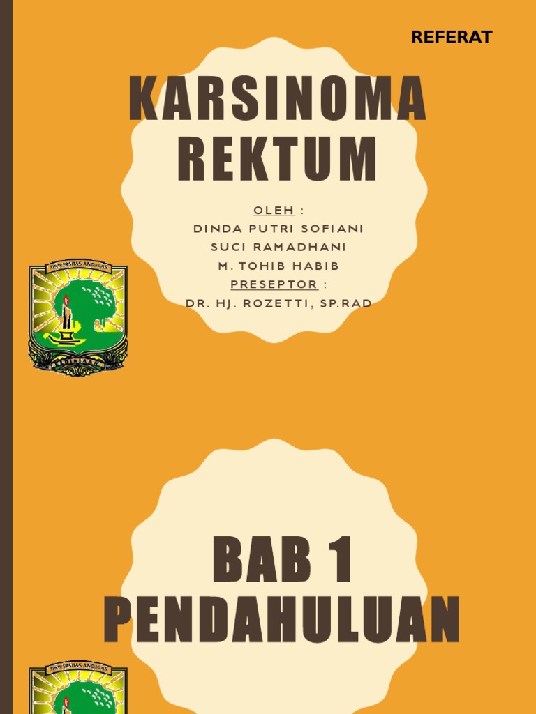 Ca Recti | PDF | Kesehatan Holistik