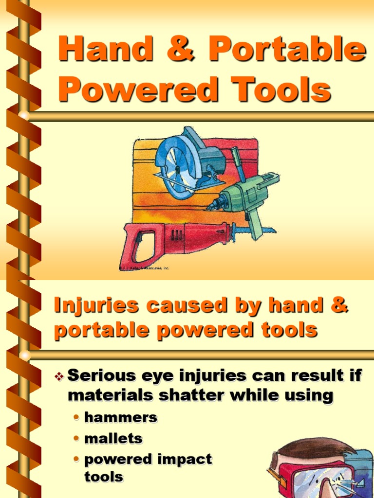Hand & Portable Tool Safety Guidelines | PDF | Personal Protective ...