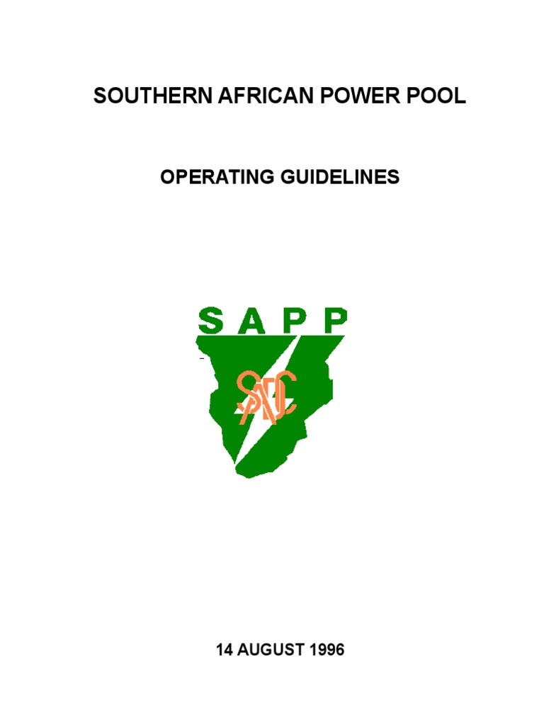 Sapp Operating Guidelines | PDF | Electric Power Transmission | Bias Of ...