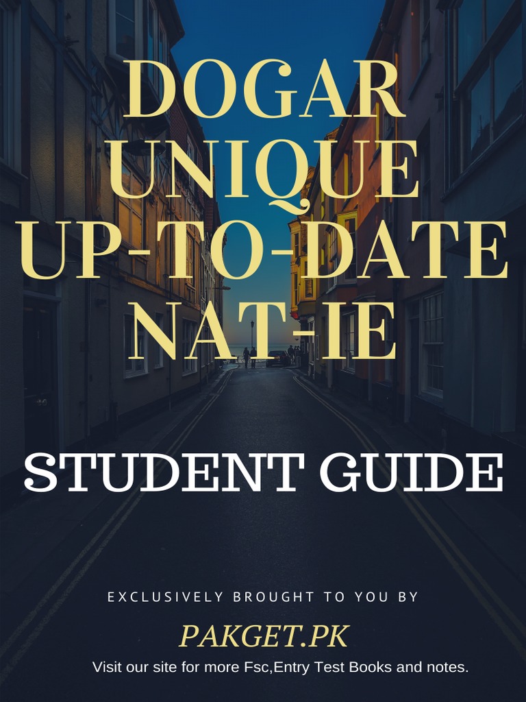 Dogar Unique Up-To-Date Nat-Ie: Student Guide | PDF