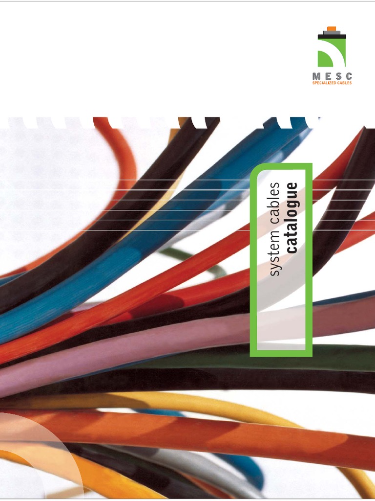 MESC Specialized Cables Catalogue | PDF | Coaxial Cable | Electronics