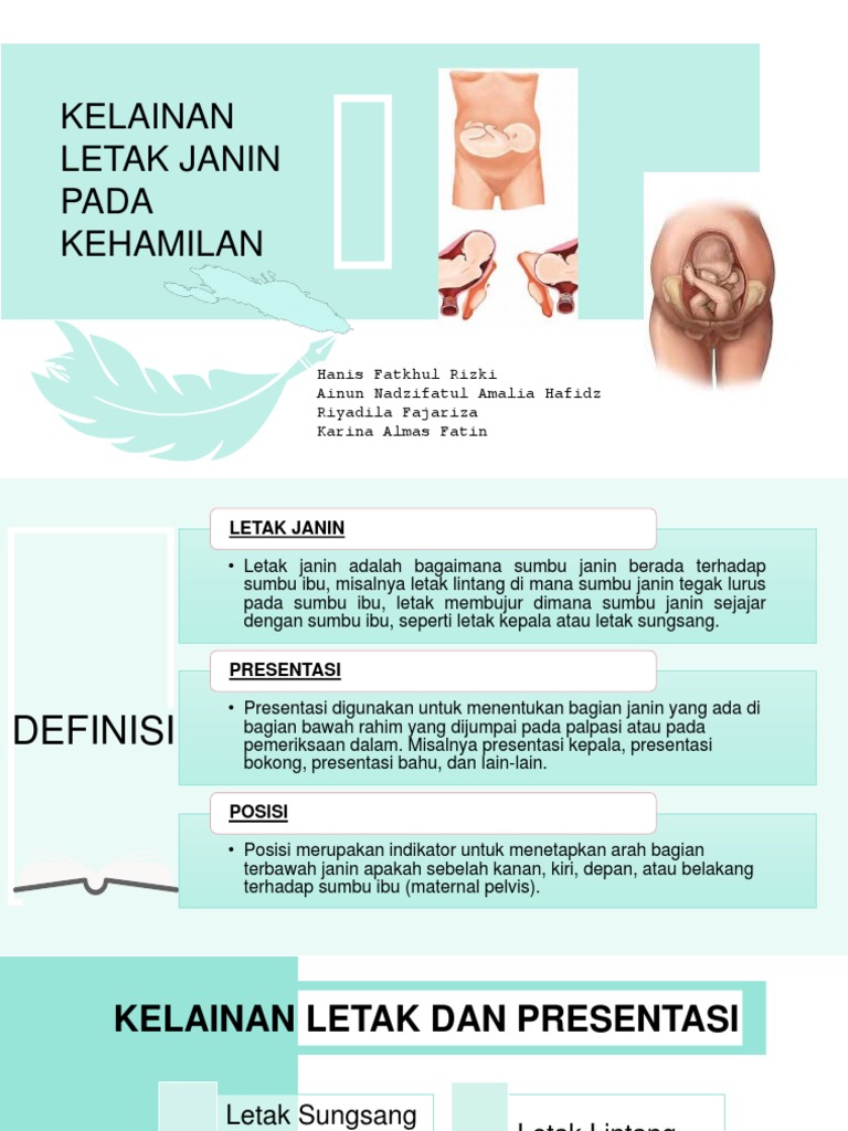 Edited Kelainan Letak Janin | PDF | Kesehatan Holistik | Sains & Matematika