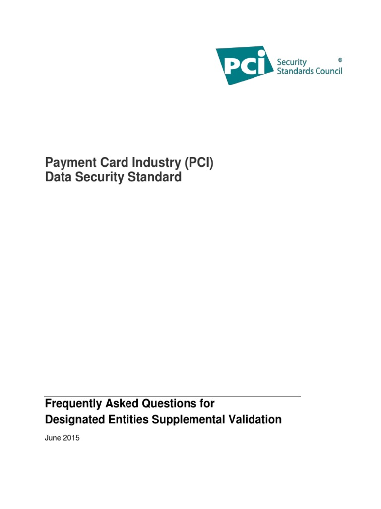 FAQs For DESV PDF | PDF | Payment Card Industry Data Security Standard ...