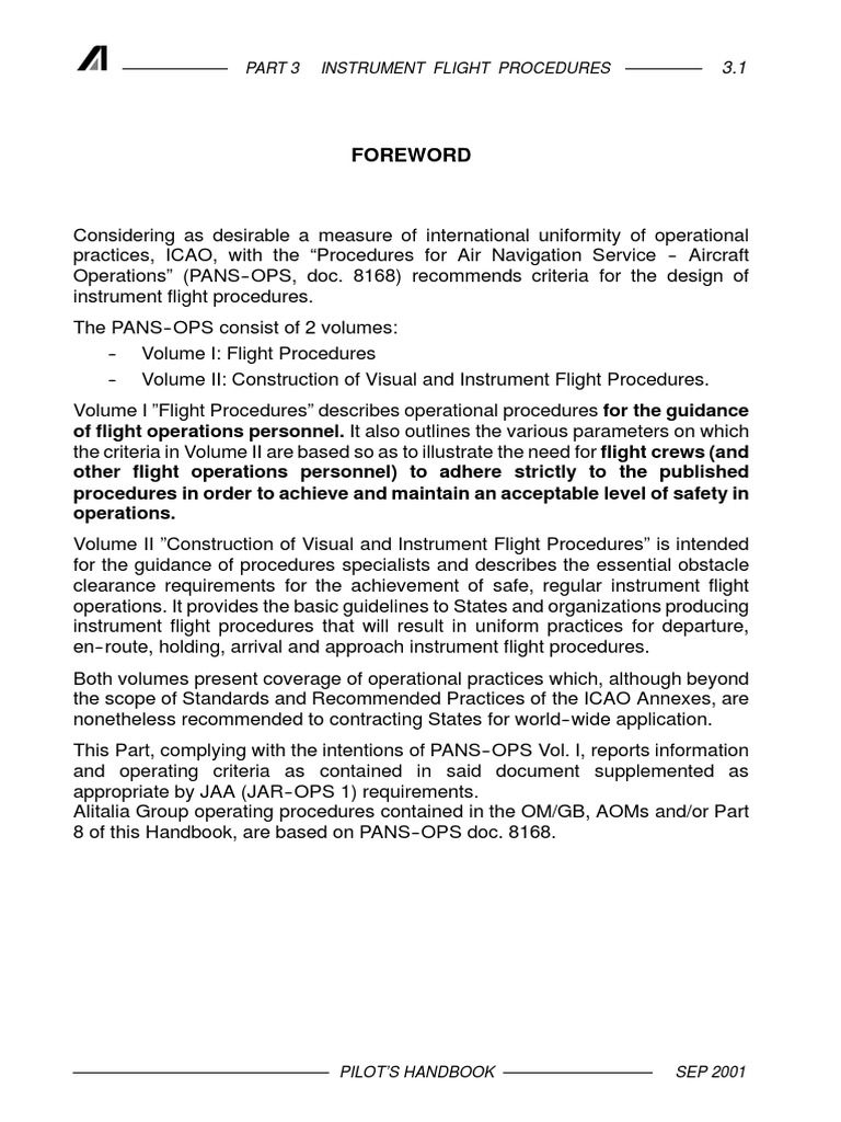 Text Instrument Flight Procedures | PDF | Instrument Flight Rules | Air ...