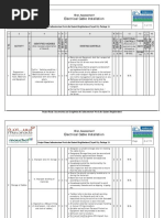 Risk Assessment For Installation of Electrical Wiring & Cable Pulling ...