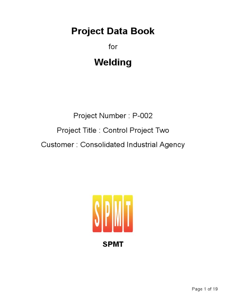 Sample - MDR - Proyect Data Welding | PDF | Metalworking | Welding