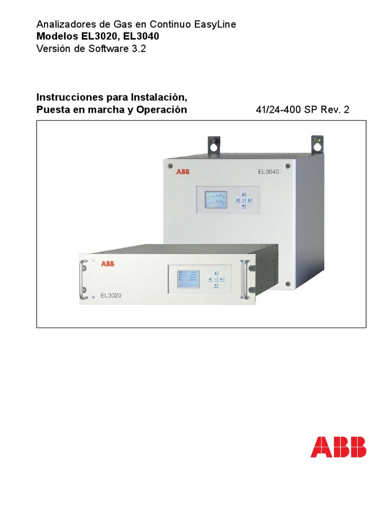 Manual de Instalación EL3020 y EL3040 | PDF | Gases | Humedad