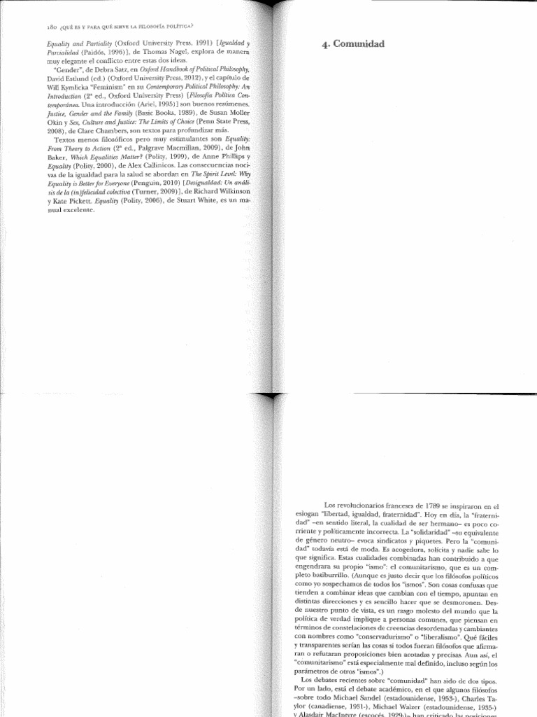 Swift Adam - Qué Es y para Qué Sirve La Filosofía Política - PP 183-230 ...