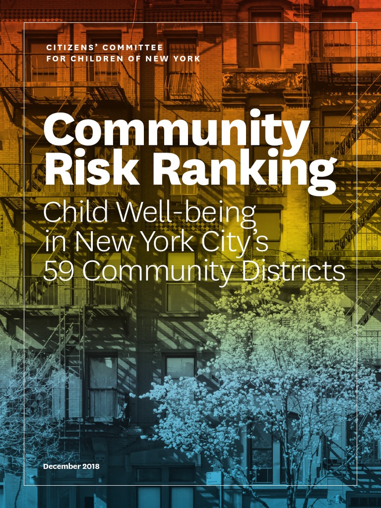 CCC Community Risk Ranking December 2018 | PDF | Infant Mortality | Queens