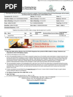 IRCTC E-Ticket Details for 09314 | PDF | Identity Document | Transport