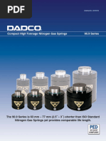 DADCO 90.10 Series Gas Springs Catalog | PDF | Piston | Pipe (Fluid ...