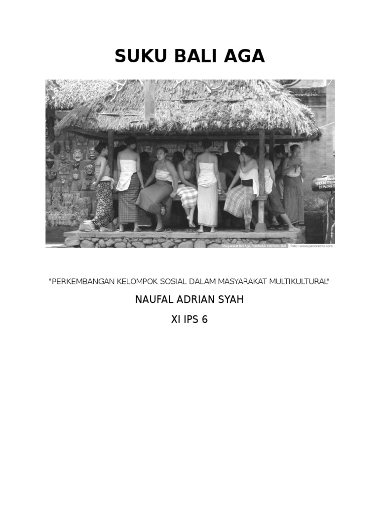 Suku Bali Aga | PDF