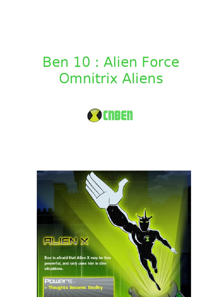 Ben 10 Aliens Pdf Pdf