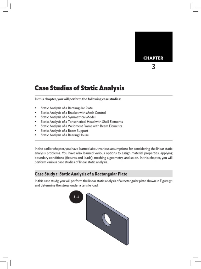 Chapter 3 - Case Studies of Static Analysis | PDF | Stress (Mechanics ...