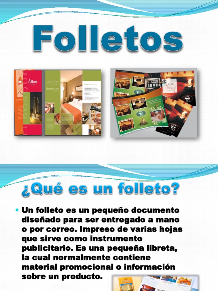 Folletos | Publicidad | Comunicación