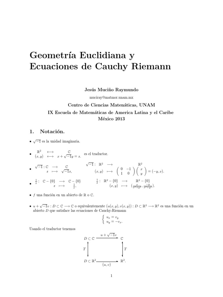 Cauchy Riemann | Raíz cuadrada | Integral