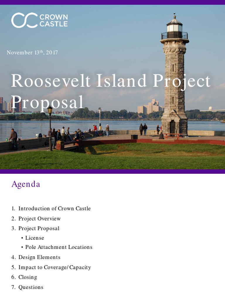 Crown Castle Roosevelt Island Wireless Infrastructure Proposal | PDF ...