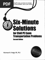 PE Civil Transportation Practice Exam - Sample | PDF | Test (Assessment ...