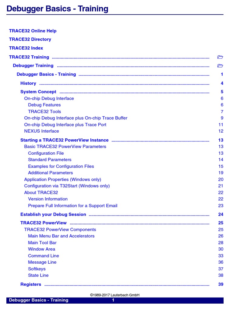 Training Debugger | PDF | System On A Chip | Multi Core Processor
