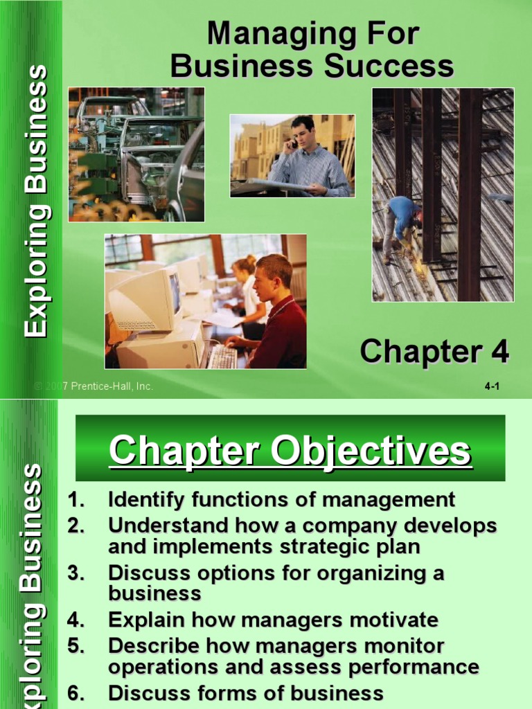 Managing For Business Success | PDF | Partnership | Business