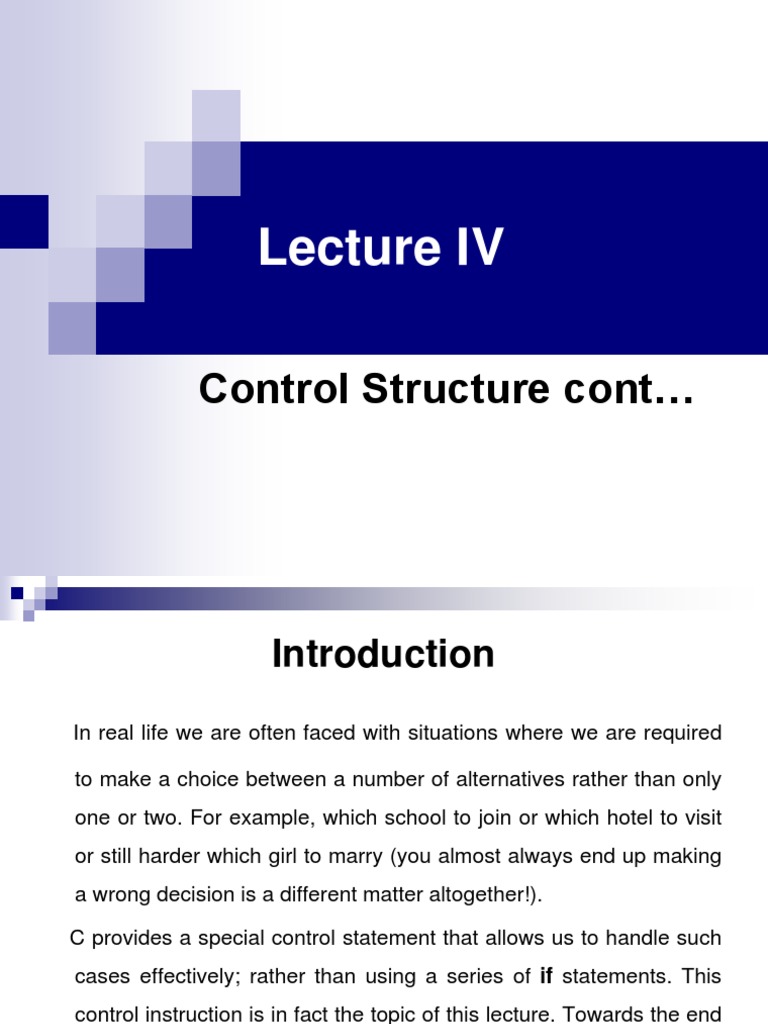 Lecture IV | Download Free PDF | Subroutine | Control Flow