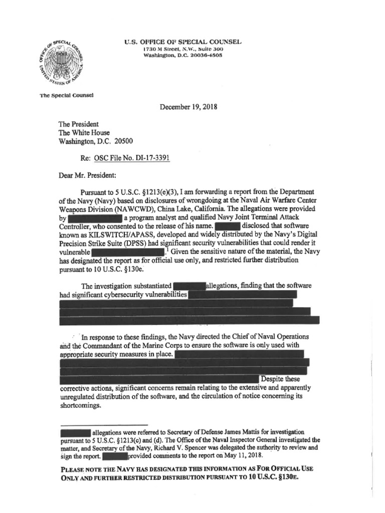 DI 17 3391 Letter | PDF