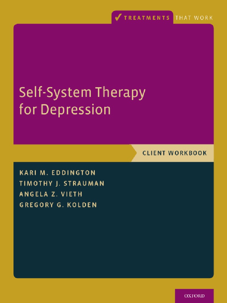 Self-System Therapy For Depression Client Workbook | PDF ...
