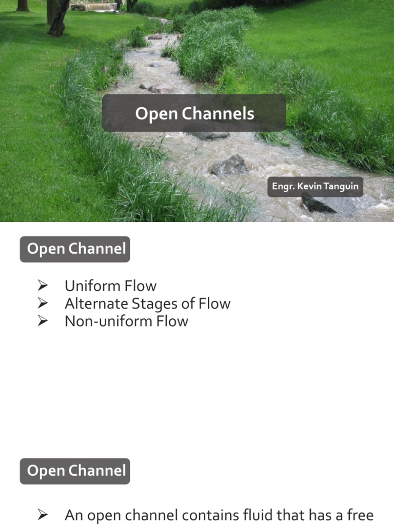 06 Open Channel Part 1 | PDF | Liquids | Classical Mechanics