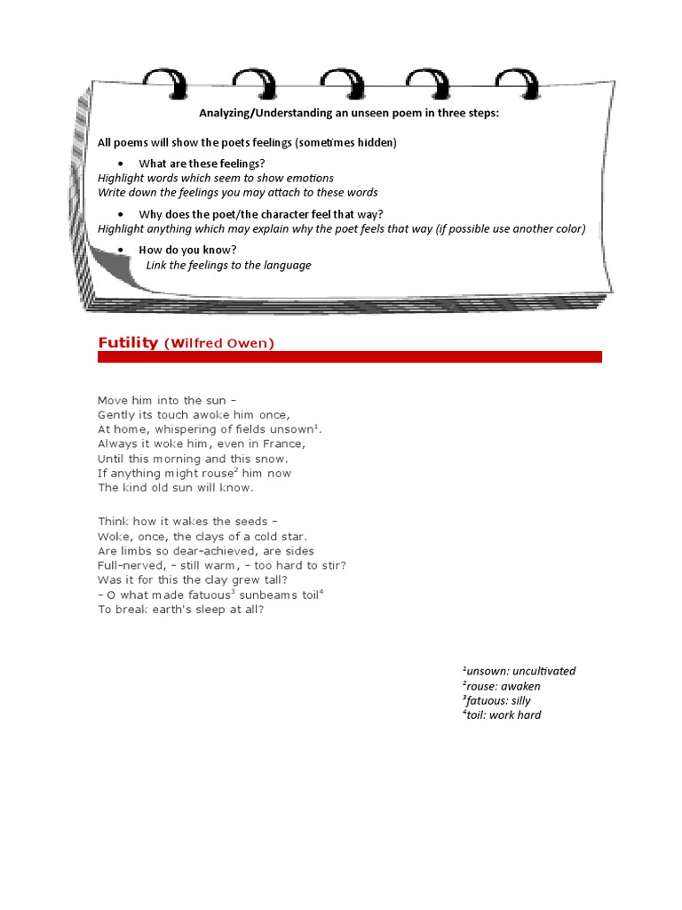Analyzing Unseen Poems | PDF