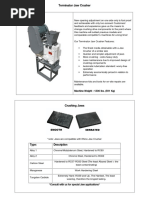 Terminator Jaw Crusher Manual (Revised March 4, 2008) | PDF