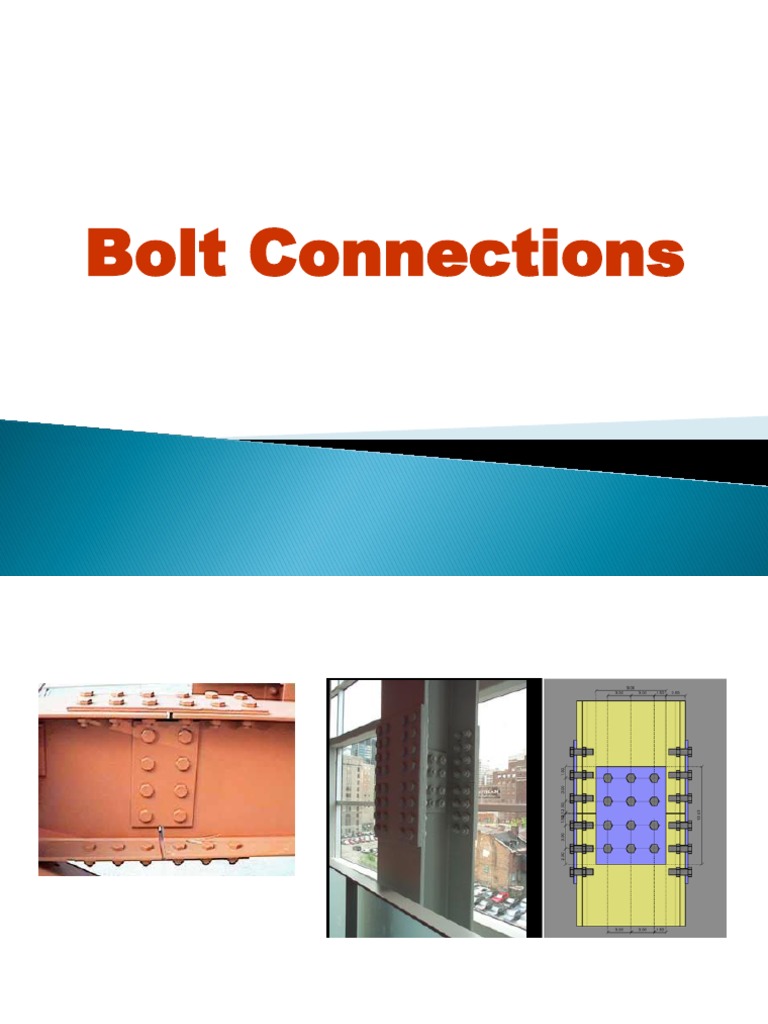 Bolt Connection | PDF | Screw | Yield (Engineering)
