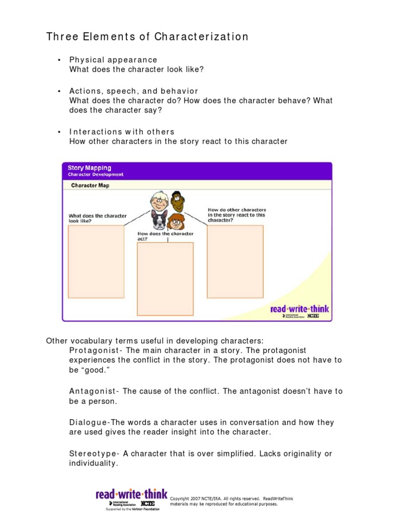 3ElementsofCharacterization PDF | PDF