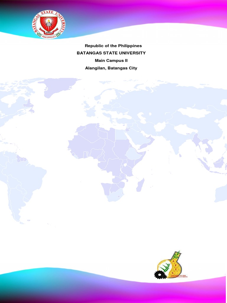 Republic of The Philippines Batangas State University Main Campus II ...