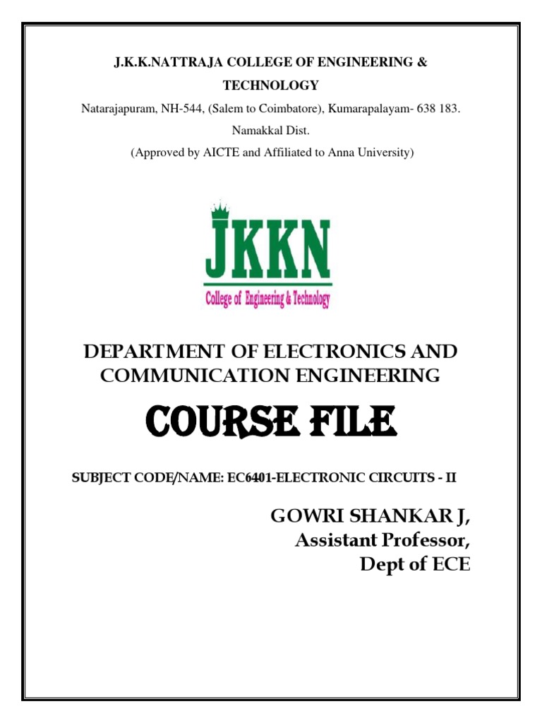 Front Page Final | PDF | Electronic Oscillator | Amplifier