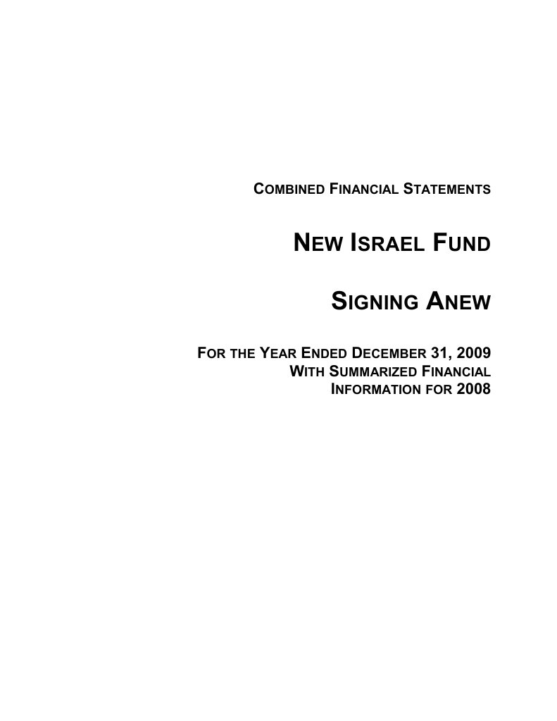NIF 09 Combined FS | PDF | Business