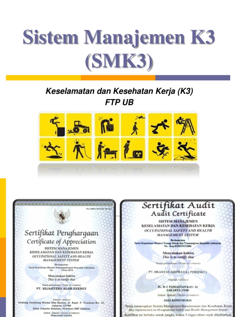 SMK3 | PDF | Occupational Safety And Health | Audit