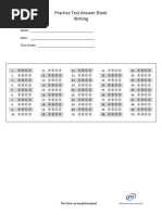 50-Question Multiple Choice Answer Sheet | PDF | Teaching Methods ...