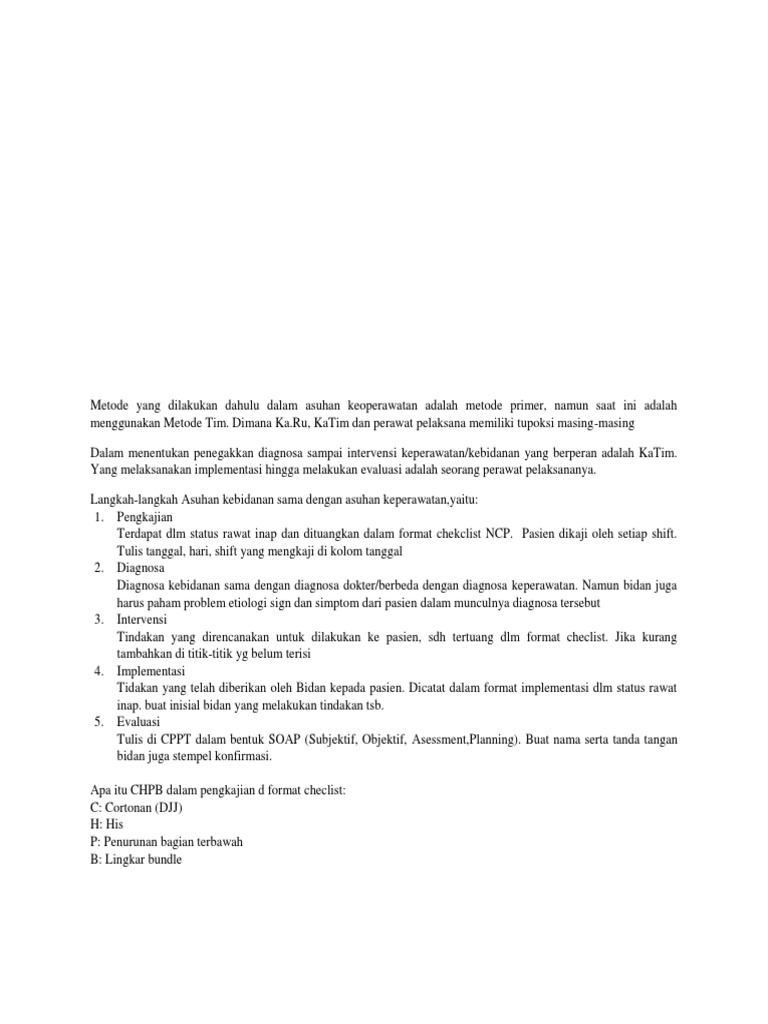 Cara Mengisi NCP | PDF