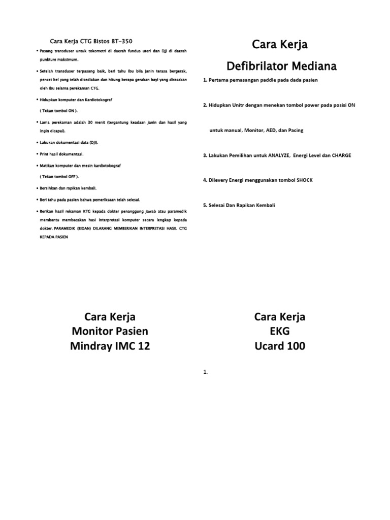 Cara Kerja ALAT | PDF